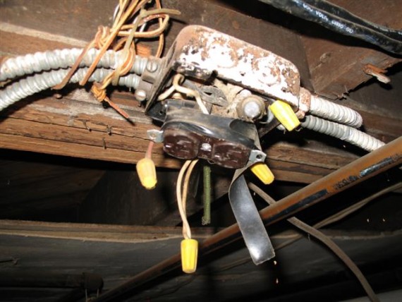Ace Home Inspection, Inc » Overfilled open junction box