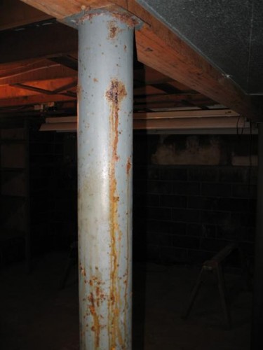 Ace Home Inspection, Inc » Column corrosion